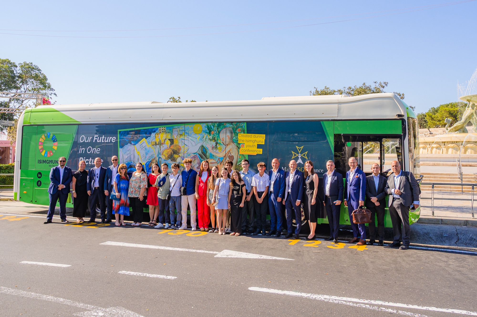 Malta Public Transport unveils bus wrap inspired by students’ vision ...