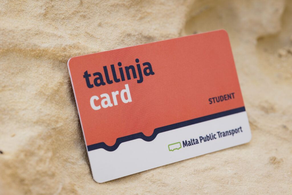 Student Tallinja Card offered for free - Malta Public Transport